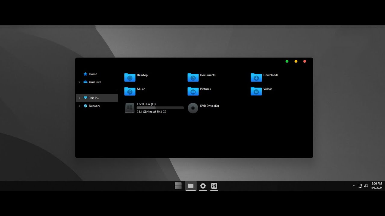 Full Black Theme For Windows 11 Mod For Sierrachart - YouTube