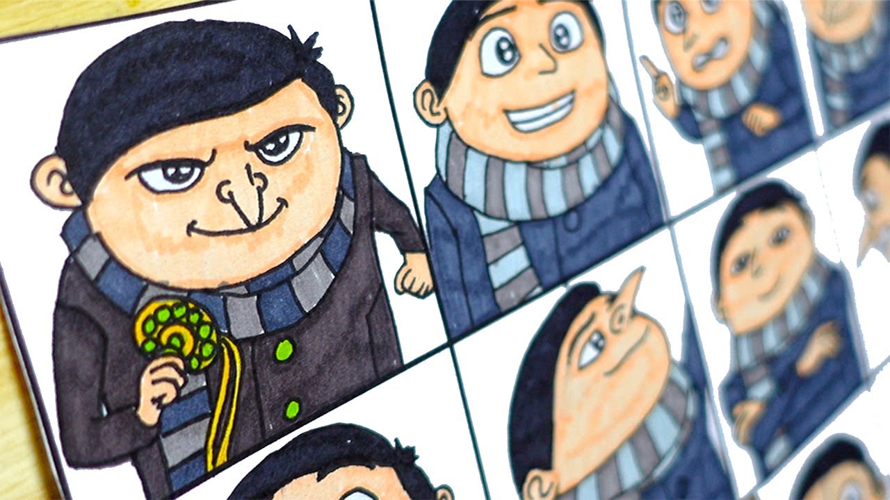 Drawing Young Gru | Minions The Rise of Gru - YouTube