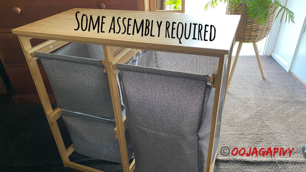 How to assemble an Anko 3 drawer hamper from Kmart. - YouTube