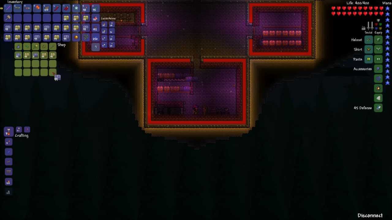 Terraria - Making money with chests and a crab engine - YouTube