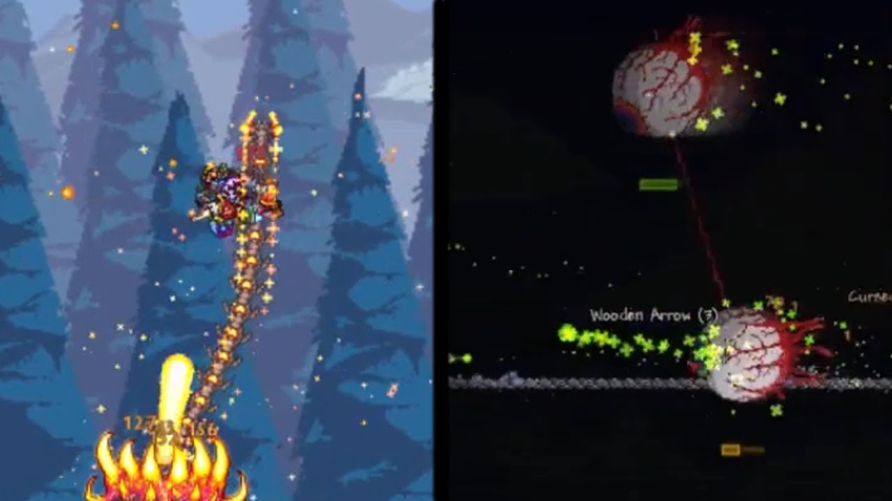 Terraria Timelapse -- All Deaths And Bosses - YouTube