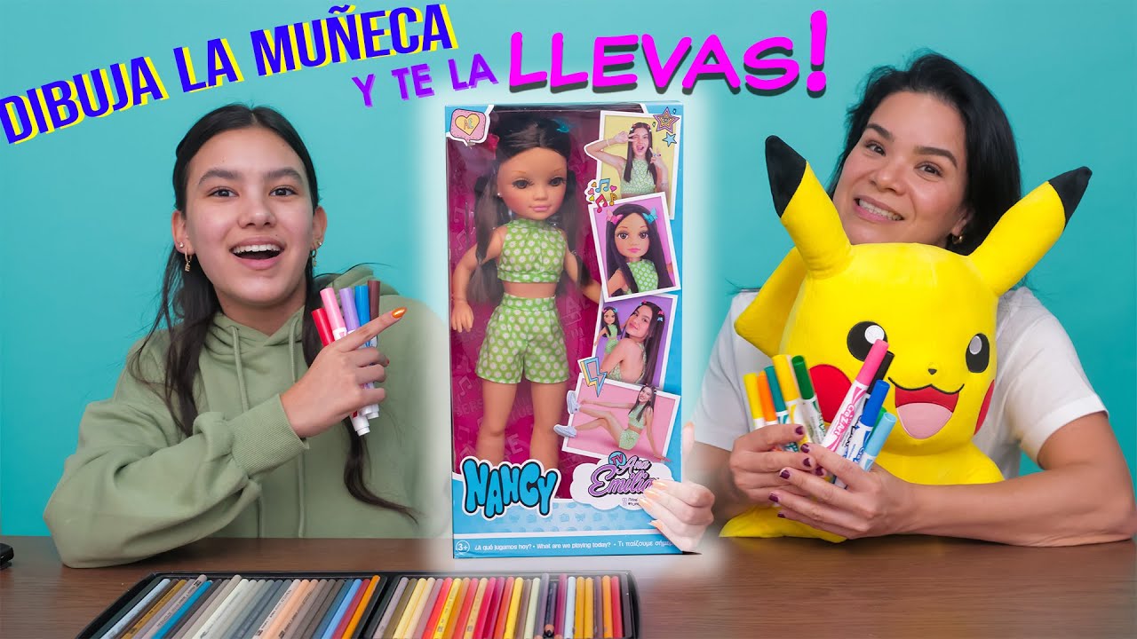QUIEN MEJOR ME DIBUJE SE QUEDA CONMIGO! | AnaNANA TOYS - YouTube