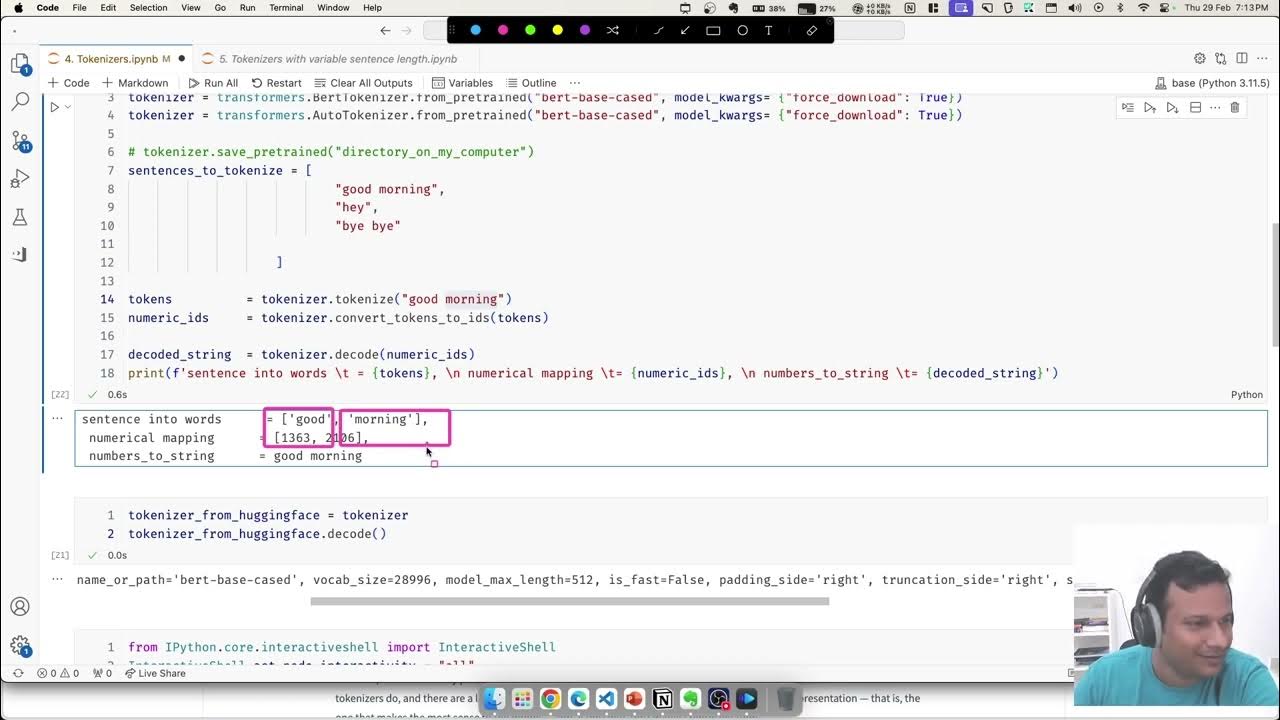 Lecture 9: Understanding Tokenizer in Transformers Pipeline - YouTube