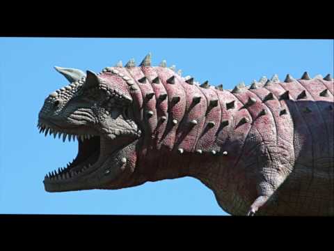 Carnotaurus roars and sound effects