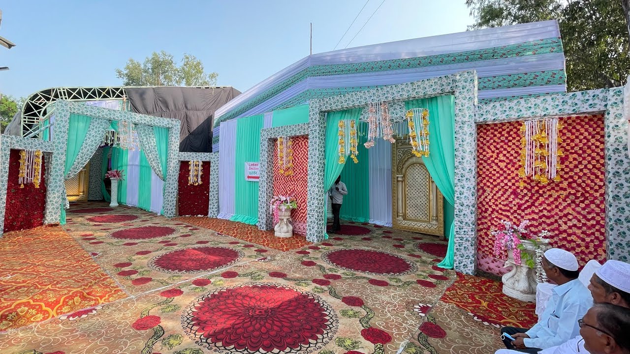 New Flower Stage Decoration By Ayodhya Decorators - YouTube
