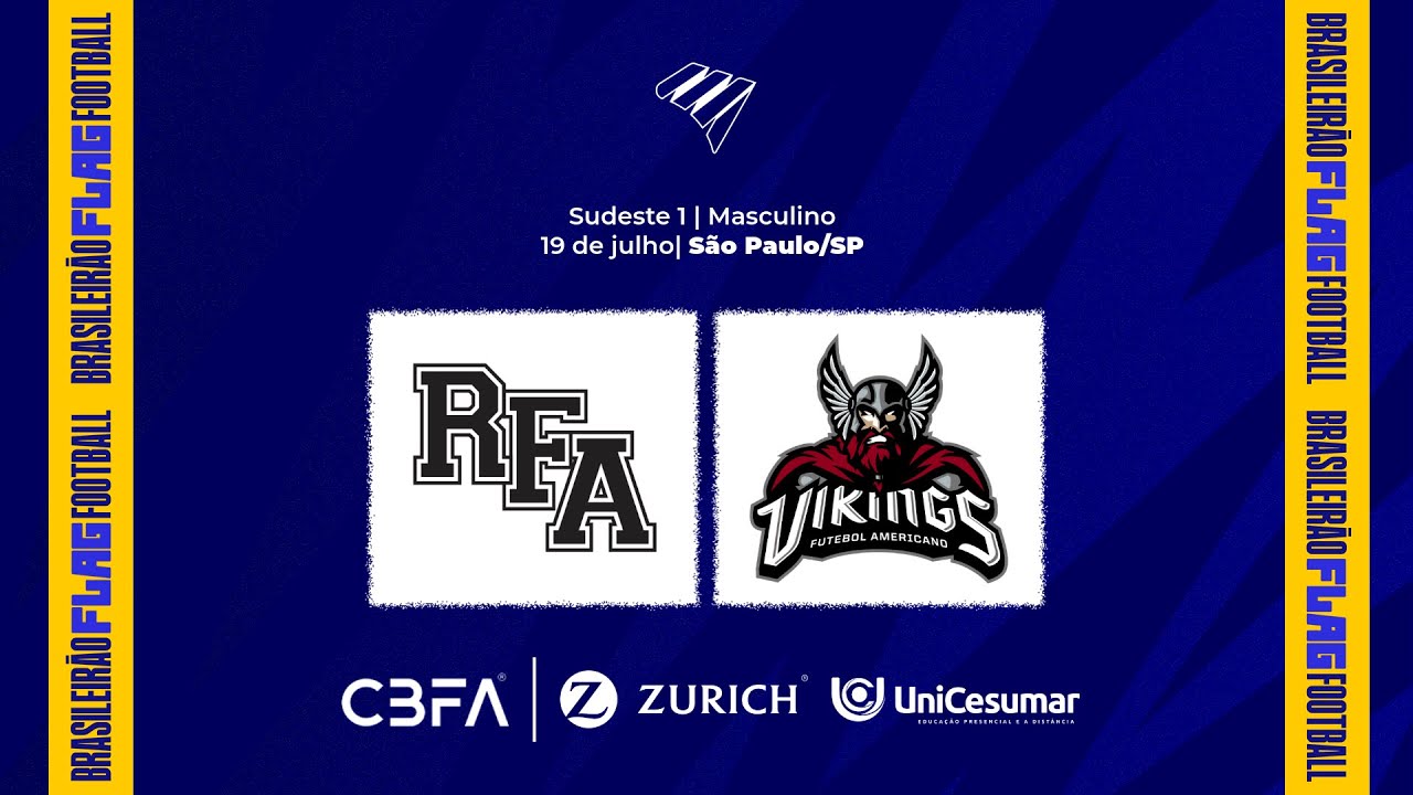 REGIONAL SUDESTE MASCULINO | RIO FOOTBALL ACADEMY X ADD VIKINGS | CAMPO ...