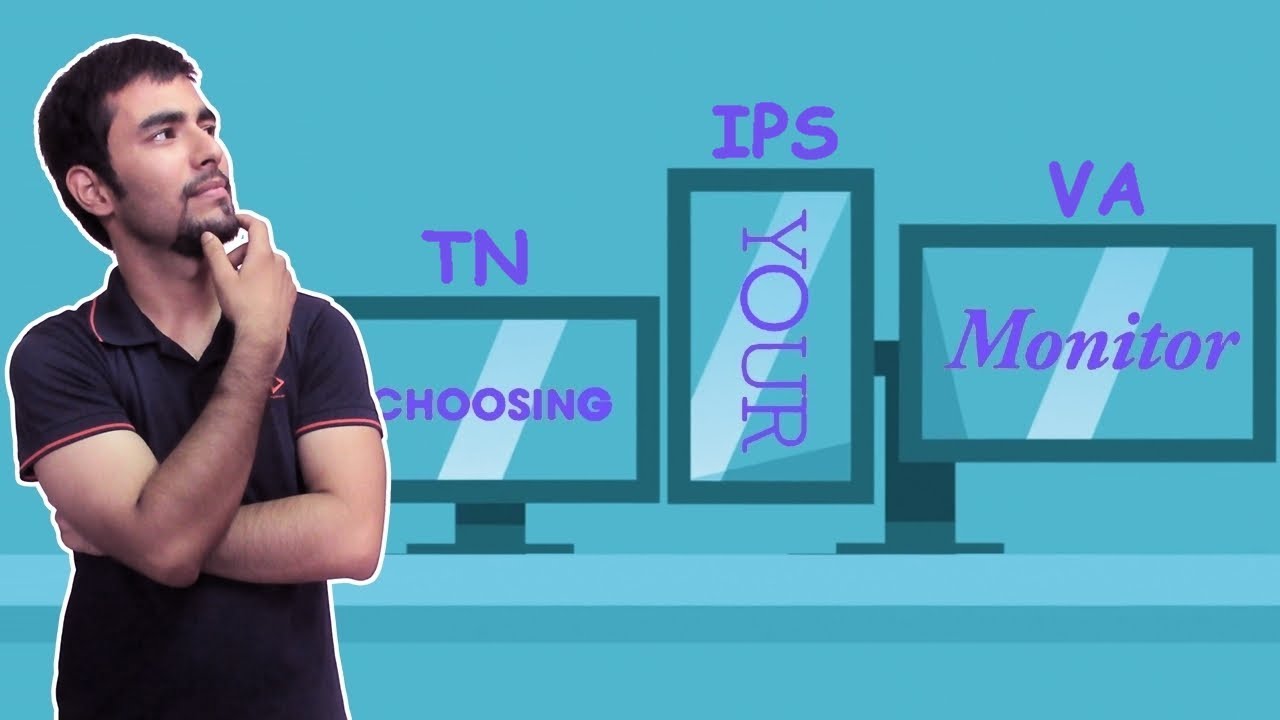TN vs VA vs IPS monitor Pannels Explained Hindi - YouTube