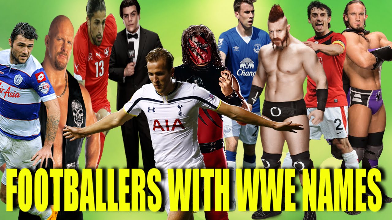 Footballers With WWE Names (w/ WWE Commentary) - YouTube