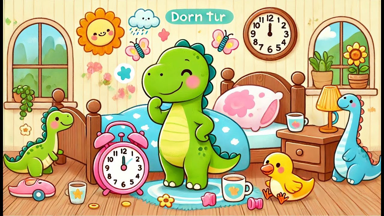Cute Dino's Good Morning - YouTube