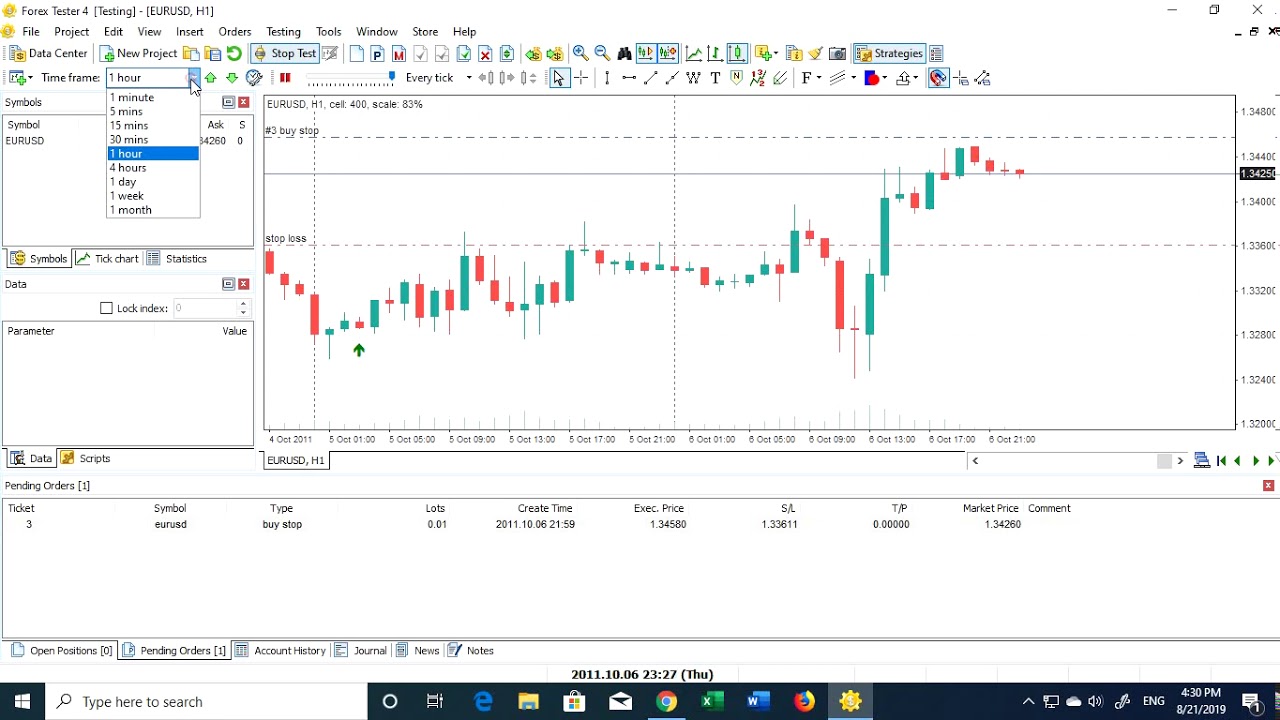 Forex Tester 4 | Controlling Backtesting Speed - YouTube