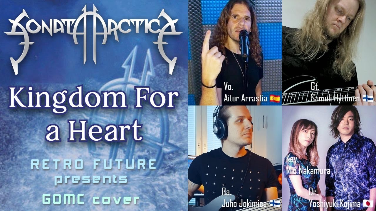 Sonata Arctica - Kingdom For a Heart [Split screen cover] projected by ...
