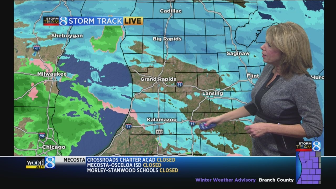 Storm Team 8 Forecast Daybreak team coverage 011017 - YouTube