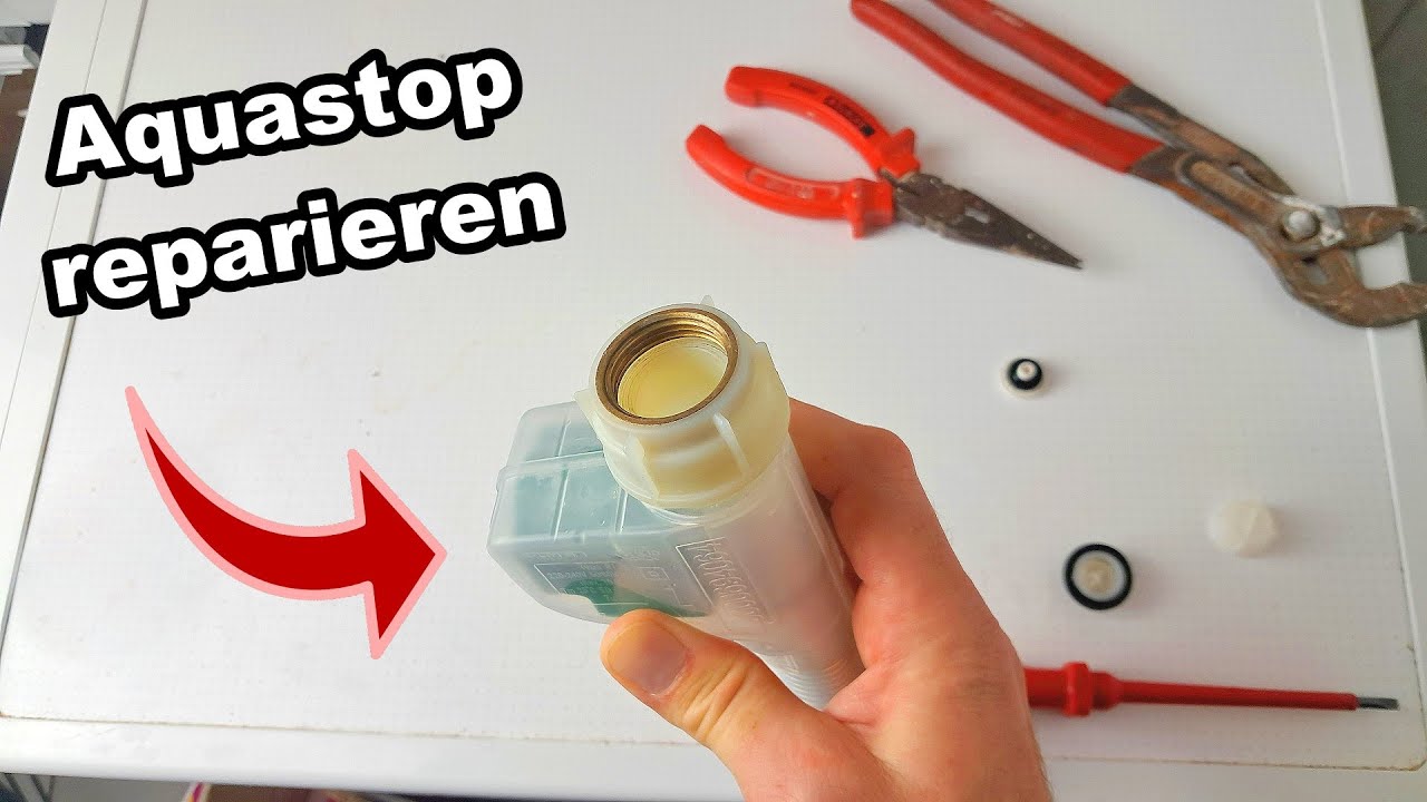 Aquastop reparieren | So wird's gemacht! - YouTube