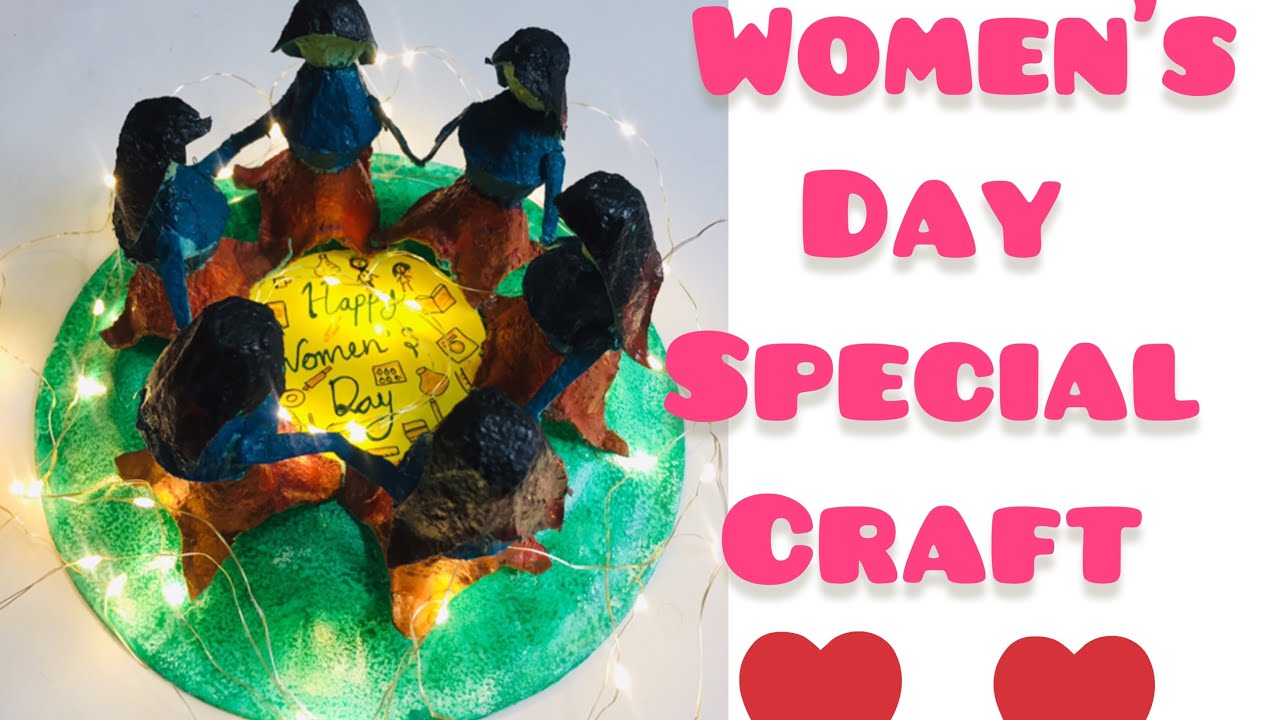 Women's day special craft from what can you guess#hand #craft#diyideas ...