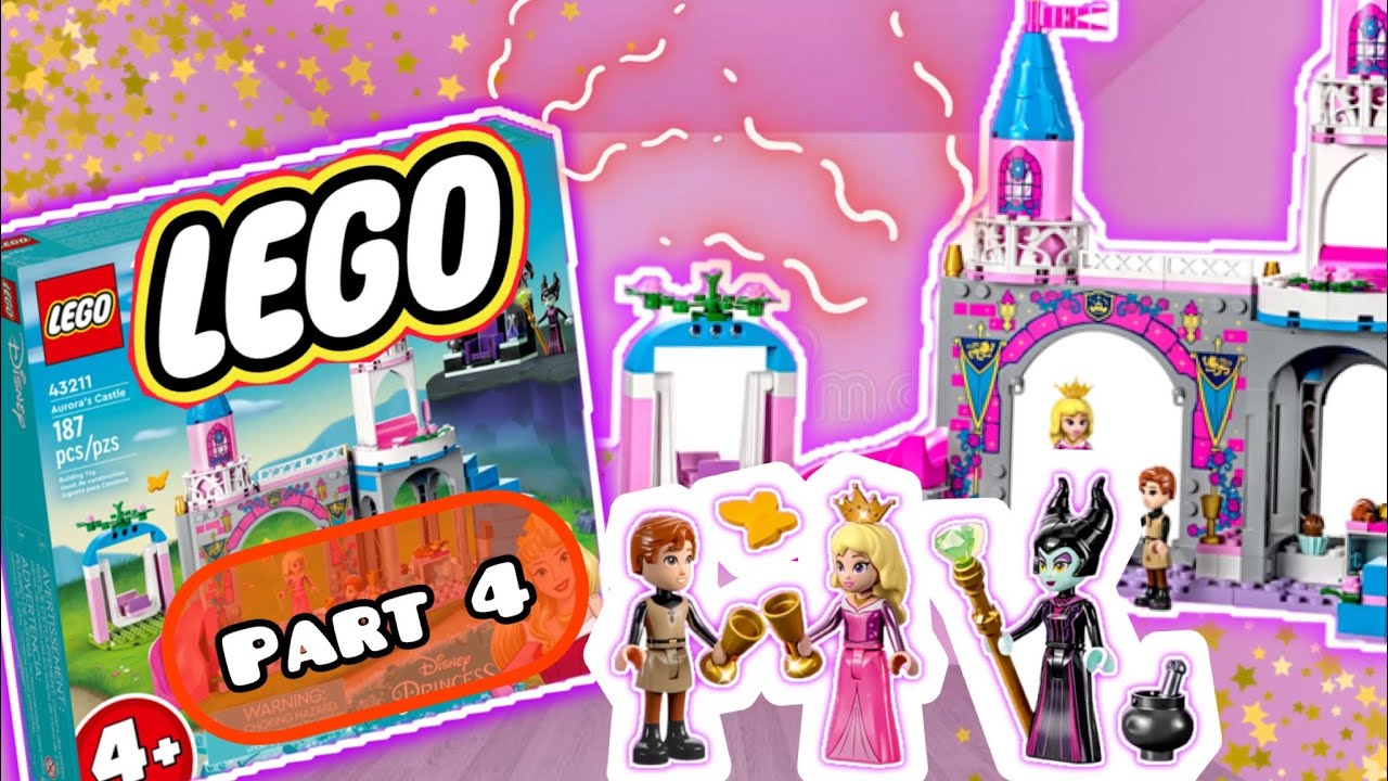 Unlock the Magic in Aurora's Castle! LEGO Disney Set Build & Review ...