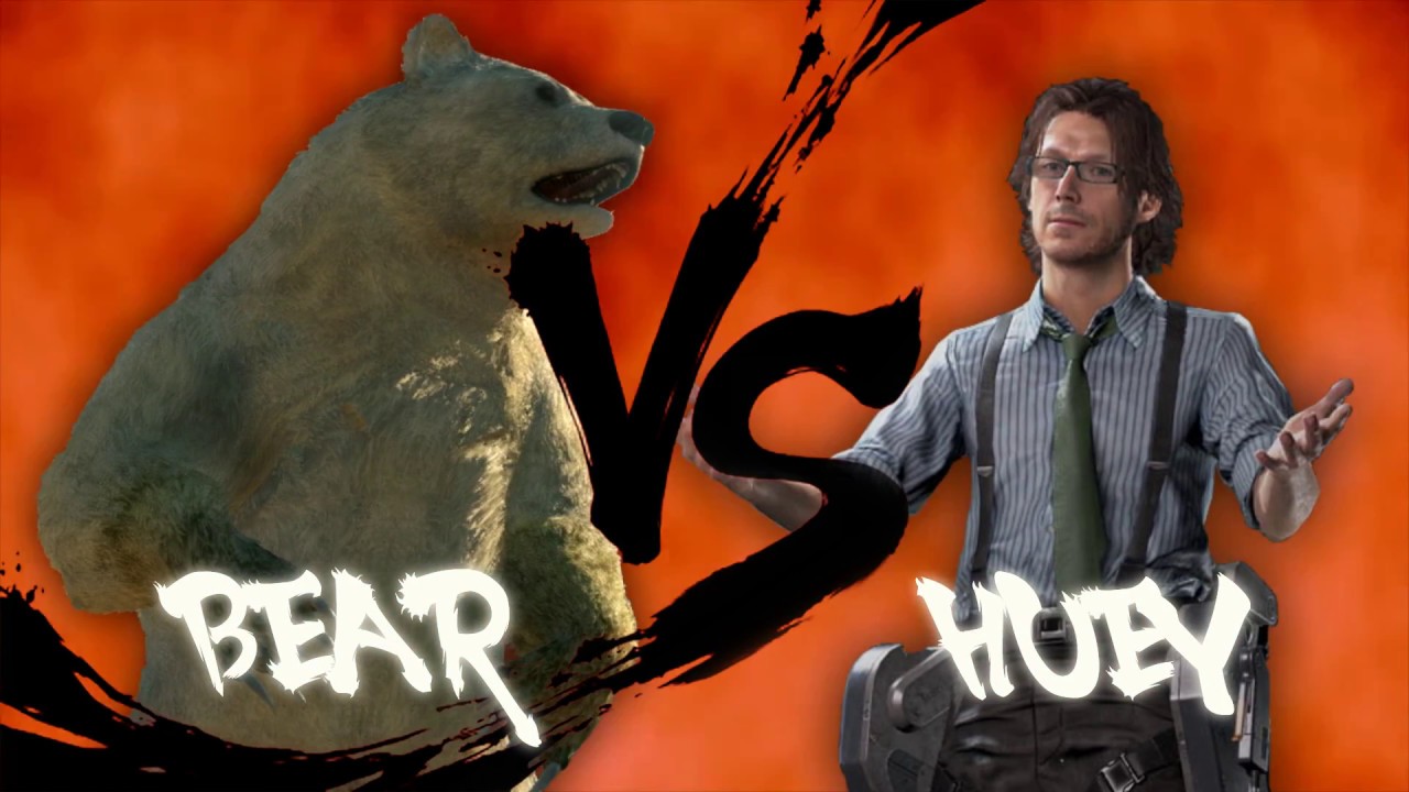 MGSV - The Legendary Brown Bear vs Huey Emmerich - YouTube