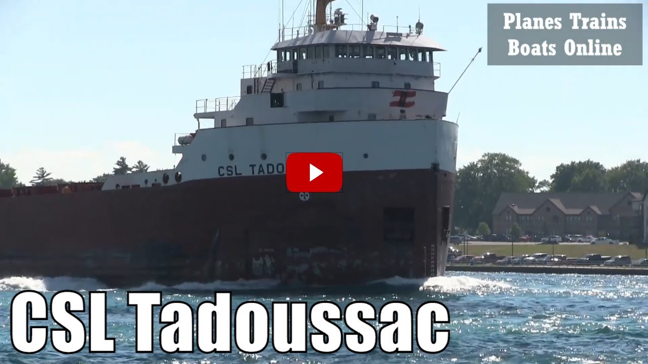 1969 CSL Tadoussac - 729ft / 222m - Bulk Carrier Cargo Ship In Great ...