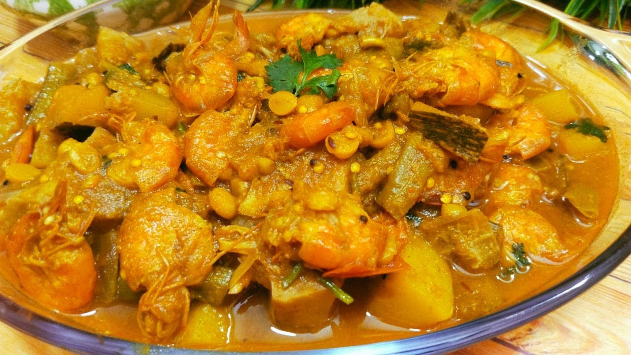 Unique Way Prawn with Mix Vegetables | Prawns with Mixed Vegetables ...