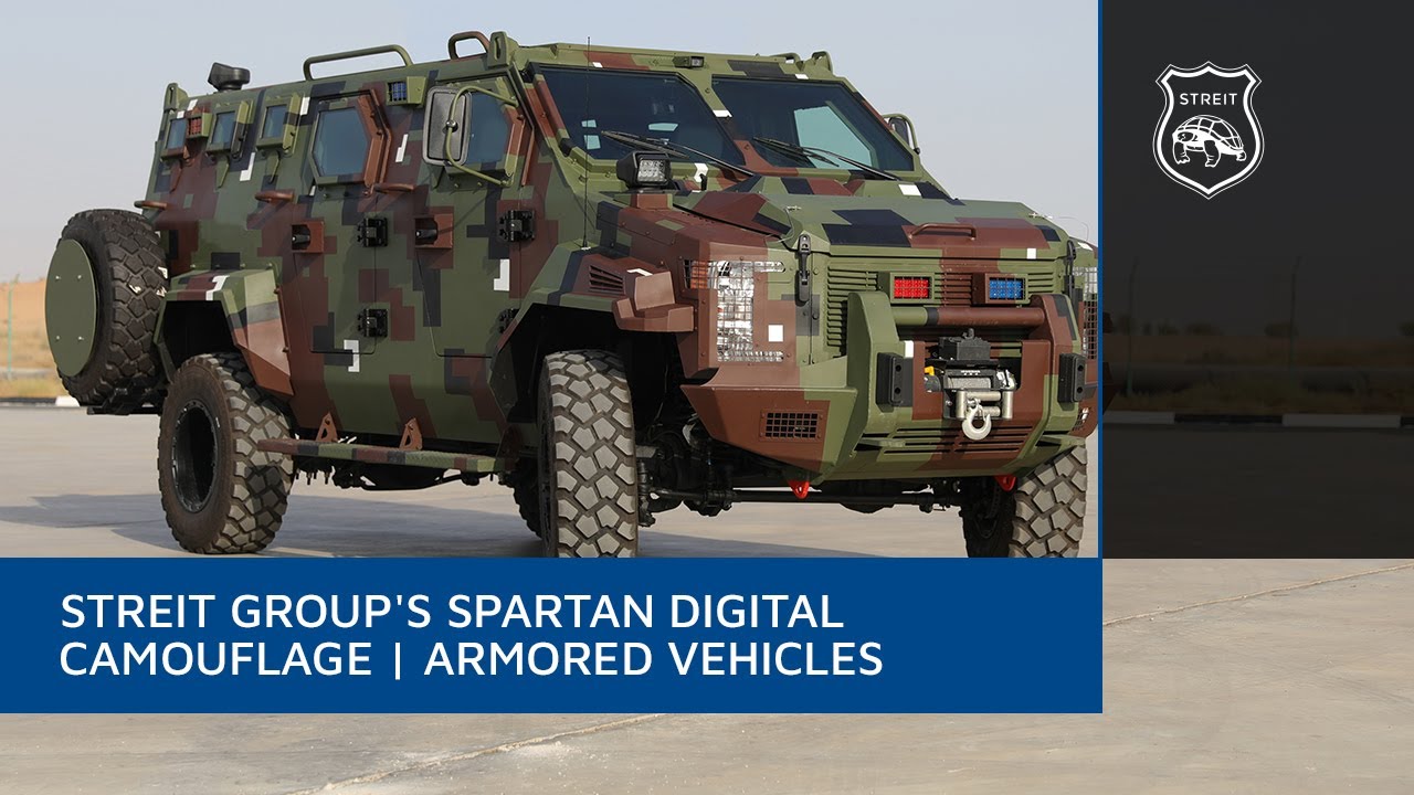 Streit Group's Spartan Digital Camouflage | Armored Vehicles - YouTube