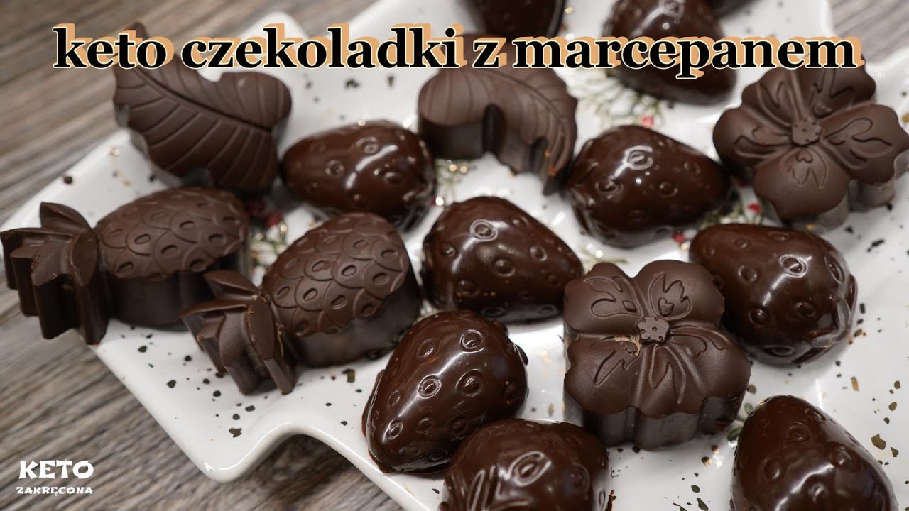 keto czekoladki z marcepanem - YouTube