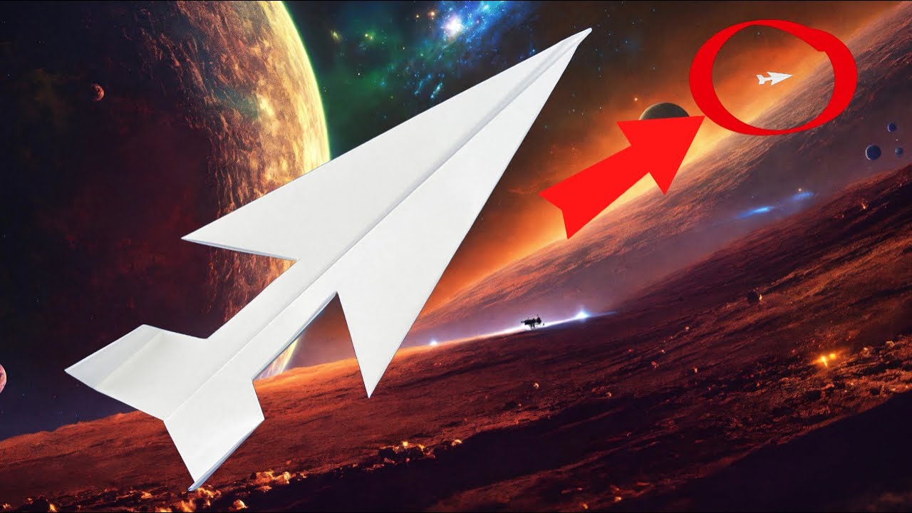 Paper Airplane Flies 1500 Feet | How to Make a Paper Airplane Fly Far ...