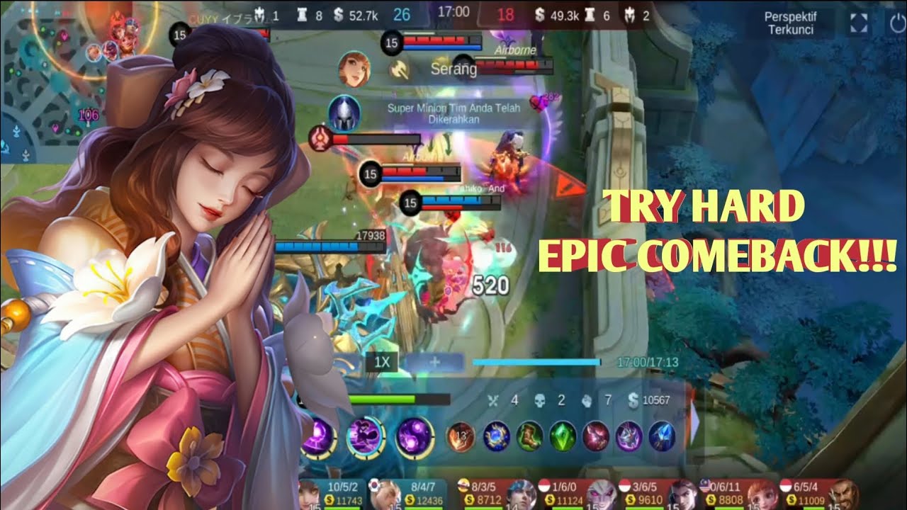 THE REAL EPIC COMEBACK - GUIN GENDONG FULL TEAM - BUILD TOP GLOBAL GUIN ...