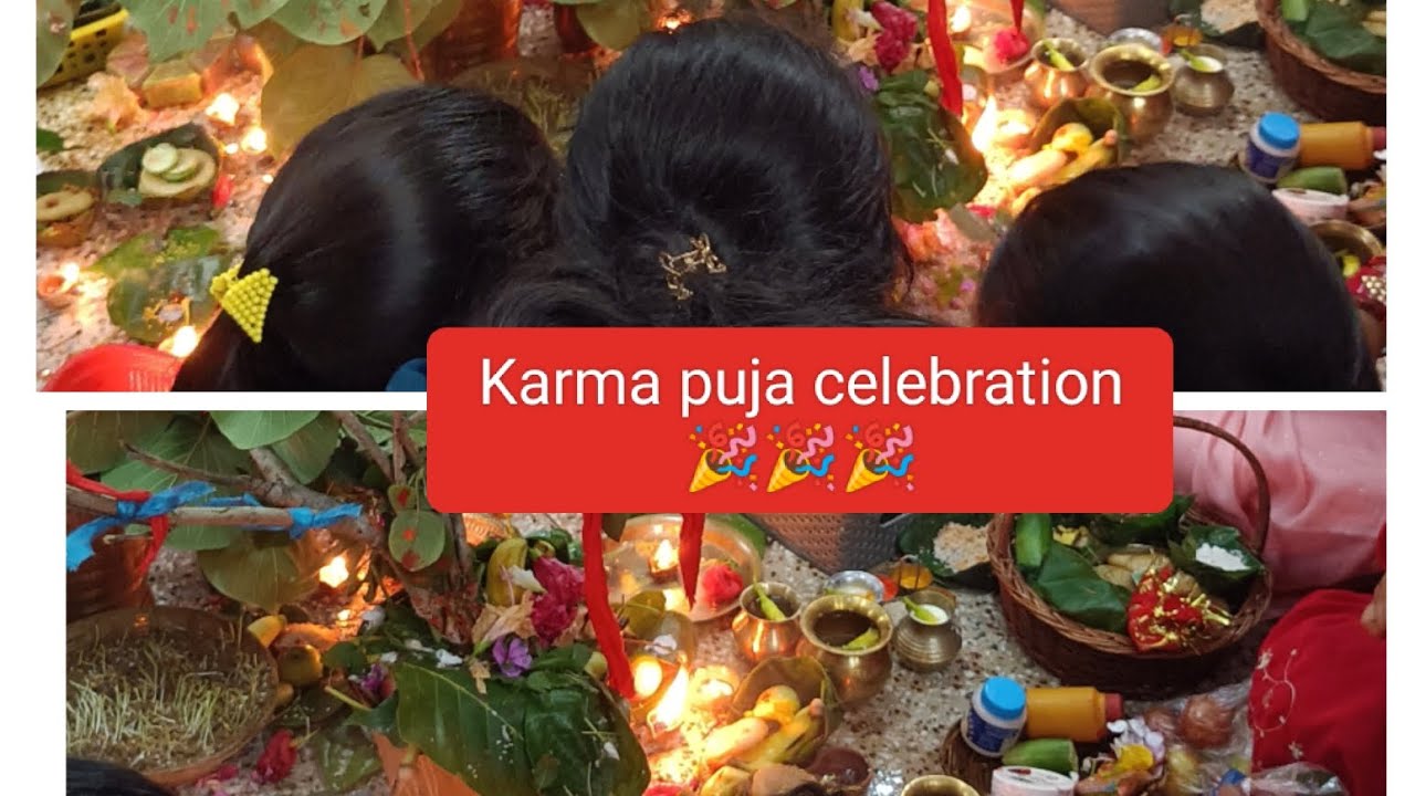 #karma puja celebration 🎉🎉🎉#must watch #viral #subscribe for daily vlog ...