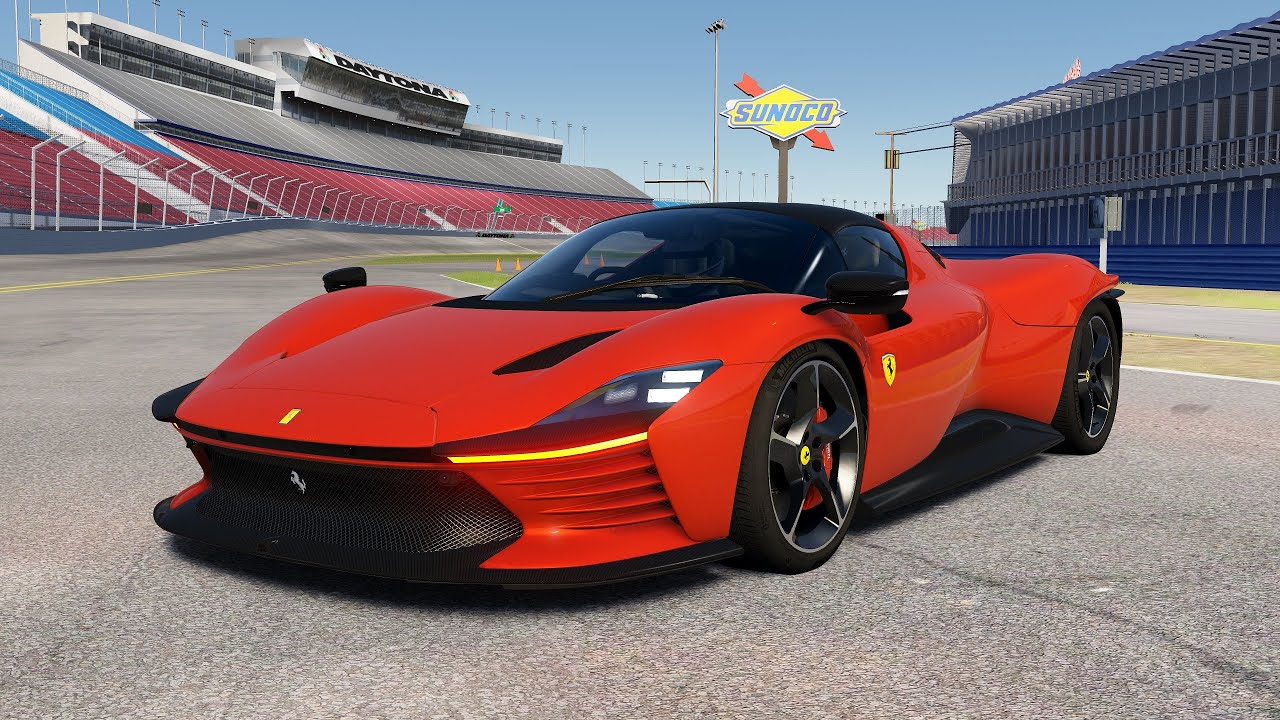 Assetto Corsa - Testing the epic Ferrari Daytona SP3 / mid-engine V12 ...