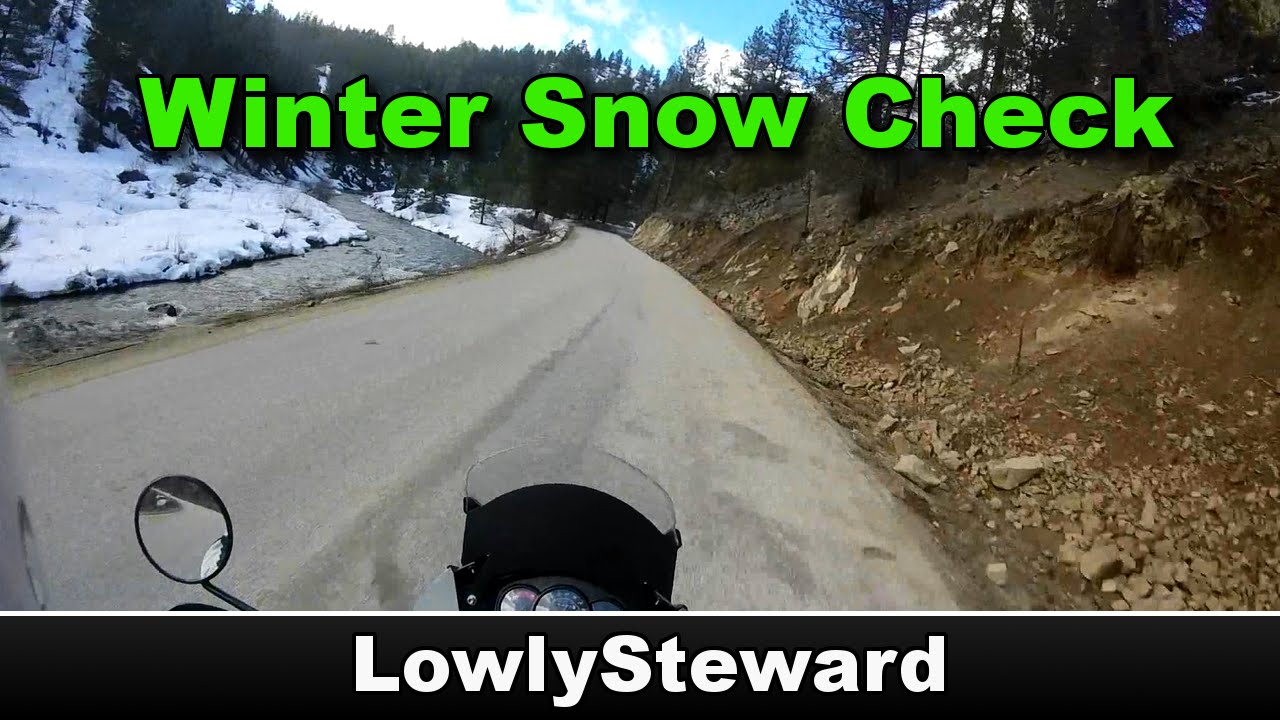 Checking How the Snow Melt-off is Coming Along - YouTube