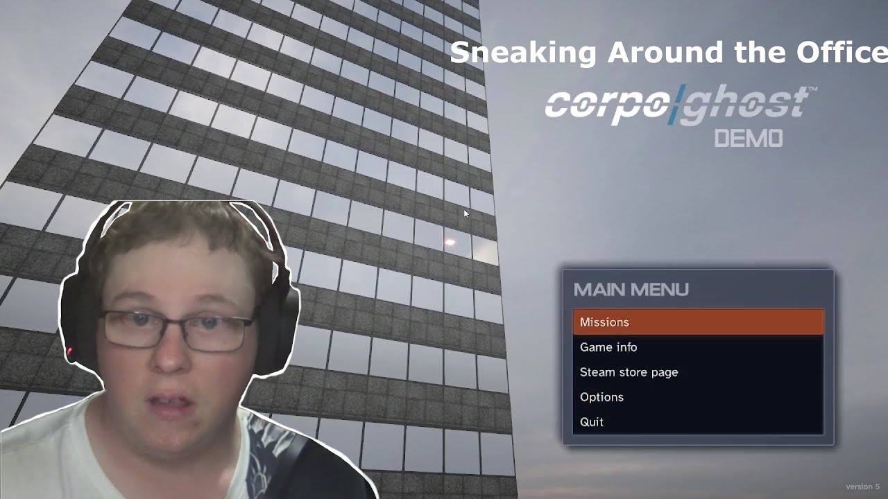 Sneaking Around the Office (Corpo Ghost) - YouTube