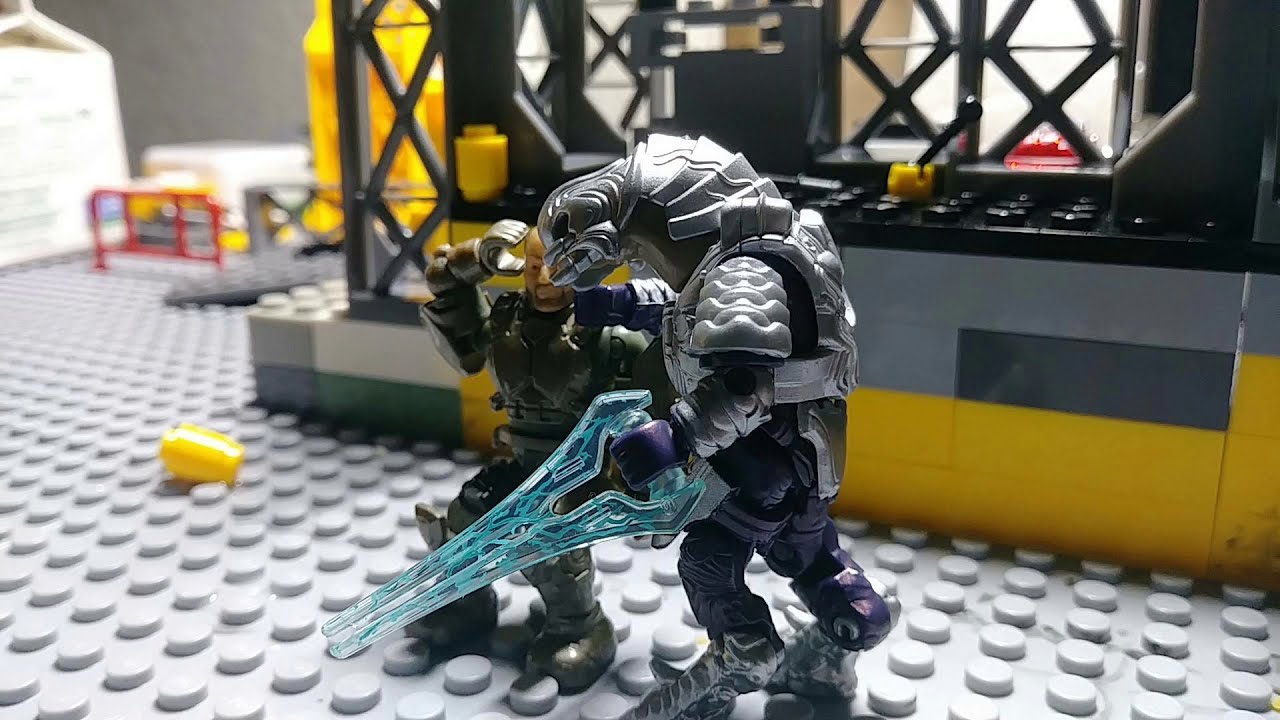 forge vs Arbiter(halo bloks stop motion) - YouTube