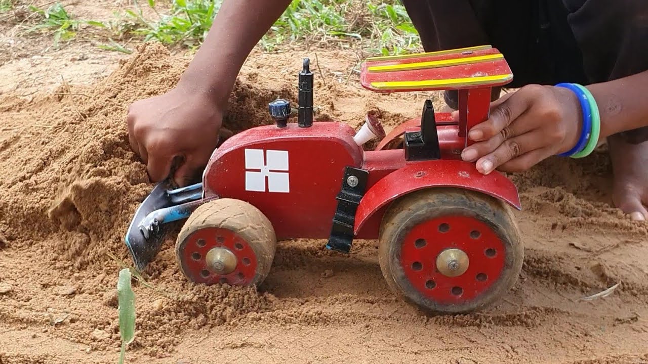 DIY Small Tractor Farming - YouTube