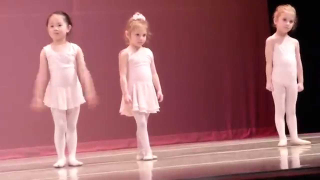 Katya's very first ballet performance, so so cute! - YouTube