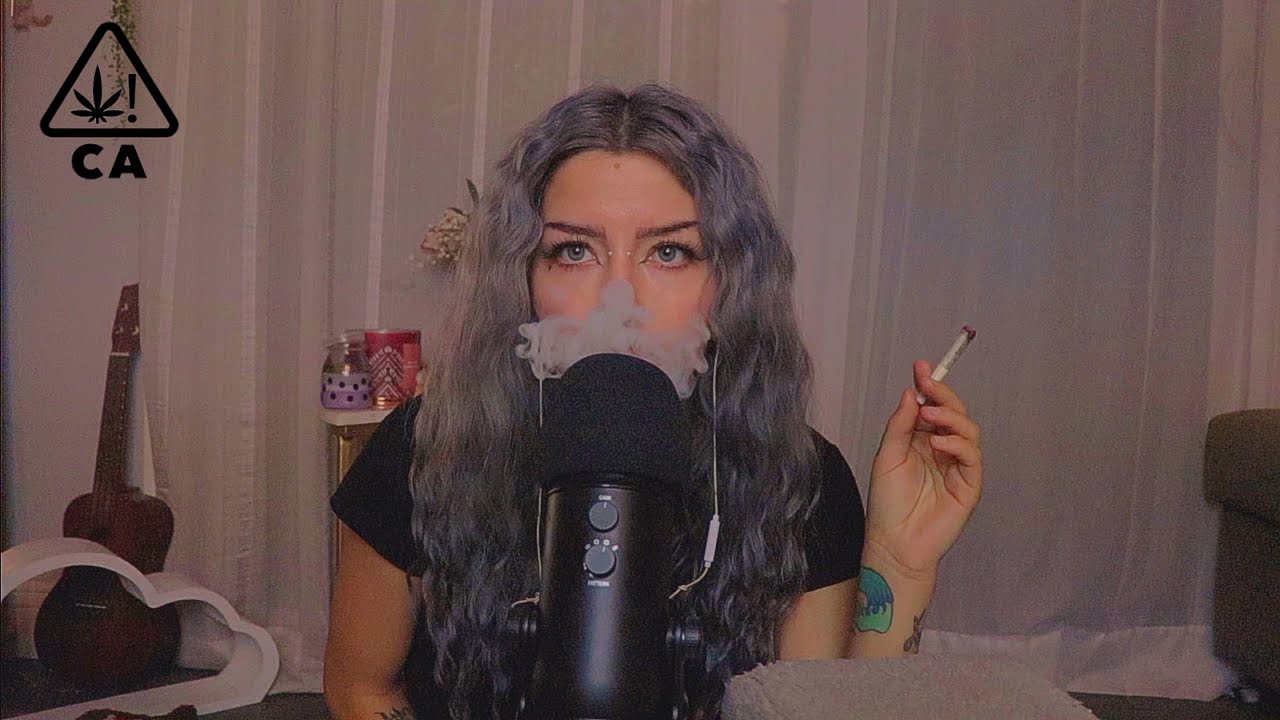 ASMR blowing O’s smoke w/me soft spoken - YouTube