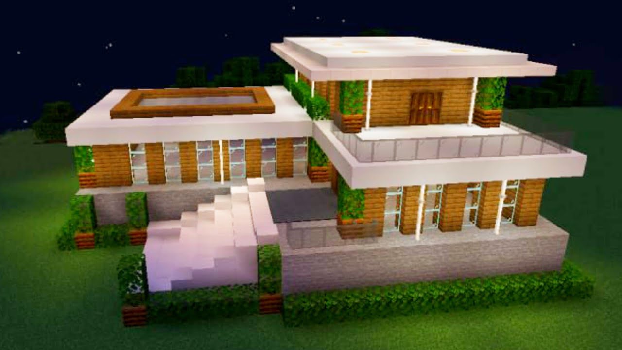 TUTORIAL COMO FAZER UMA LINDA CASA NO MINECRAFT 🏠⛏ - YouTube