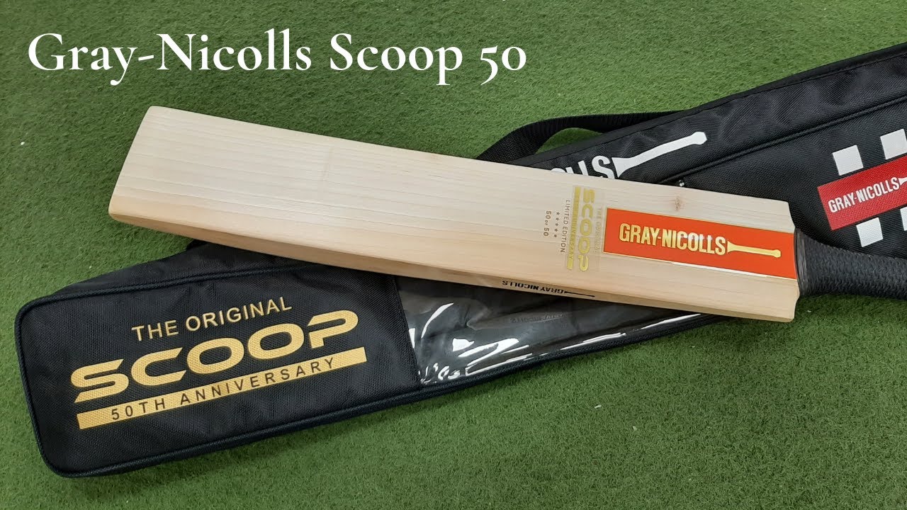 Gray-Nicolls Scoop 50 Limited Edition Cricket Bat Review - YouTube