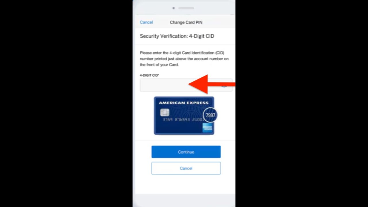 How to Change American Express Pin - YouTube