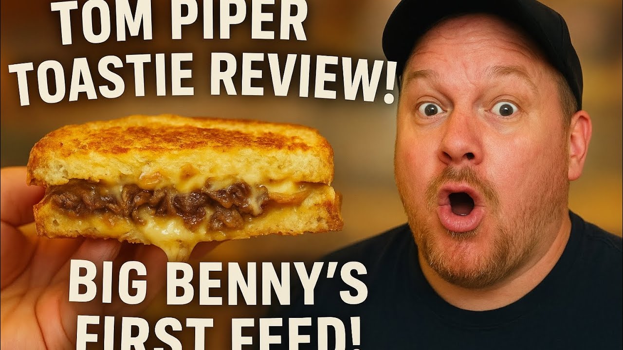 Braised Steak & Onion Toastie Review | Tom Piper Classic with Melted ...