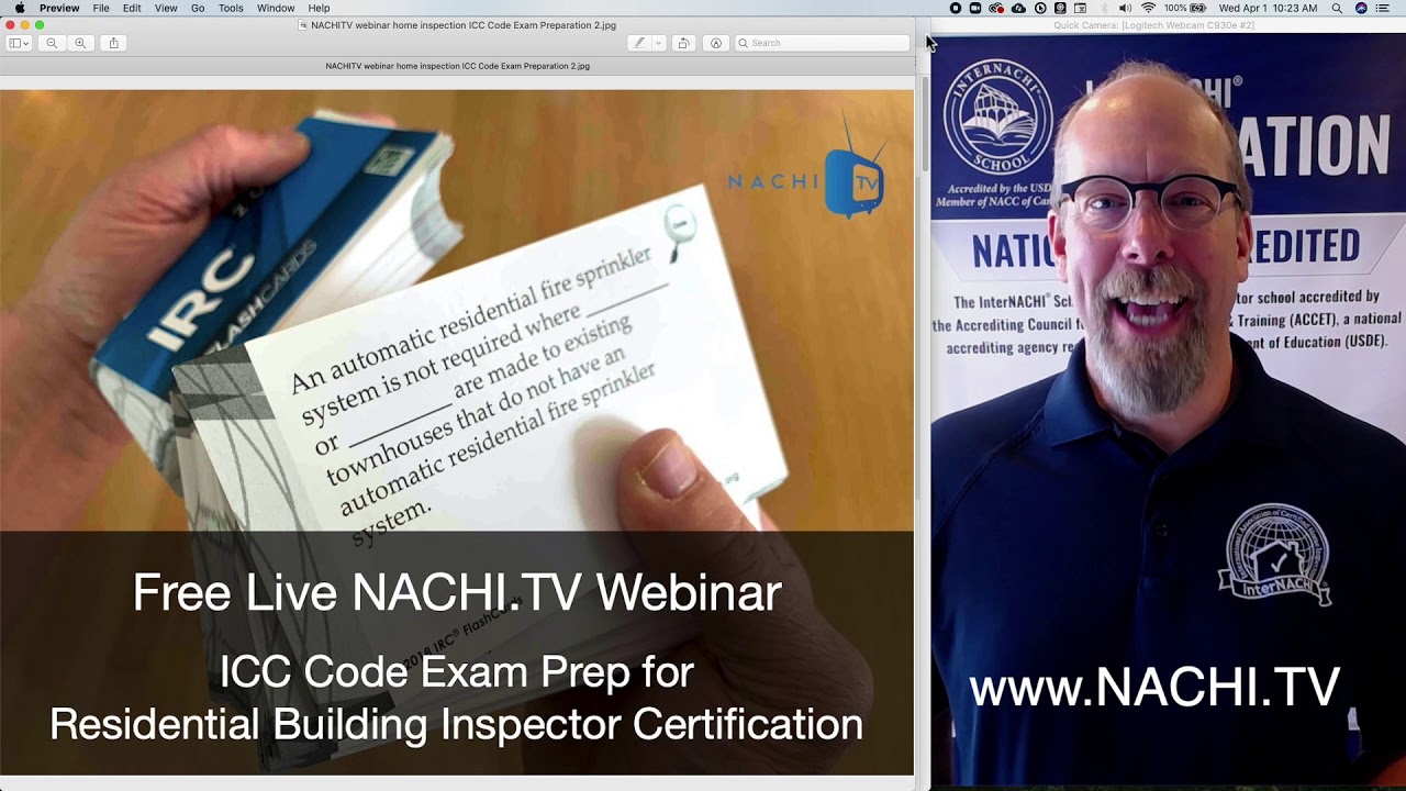 Free Live NACHI.TV Webinar: ICC Code Exam Preparation with IRC Code ...