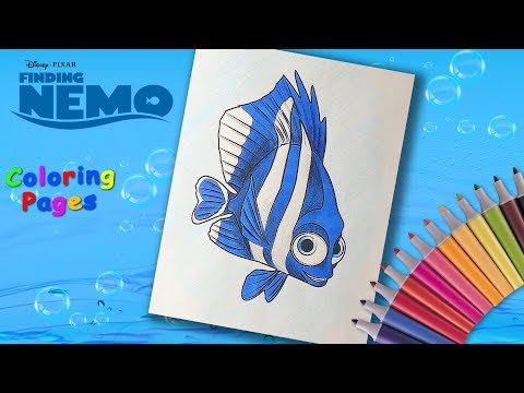 Finding Nemo Coloring Pages. How to coloring Deb. Coloring book for kids.