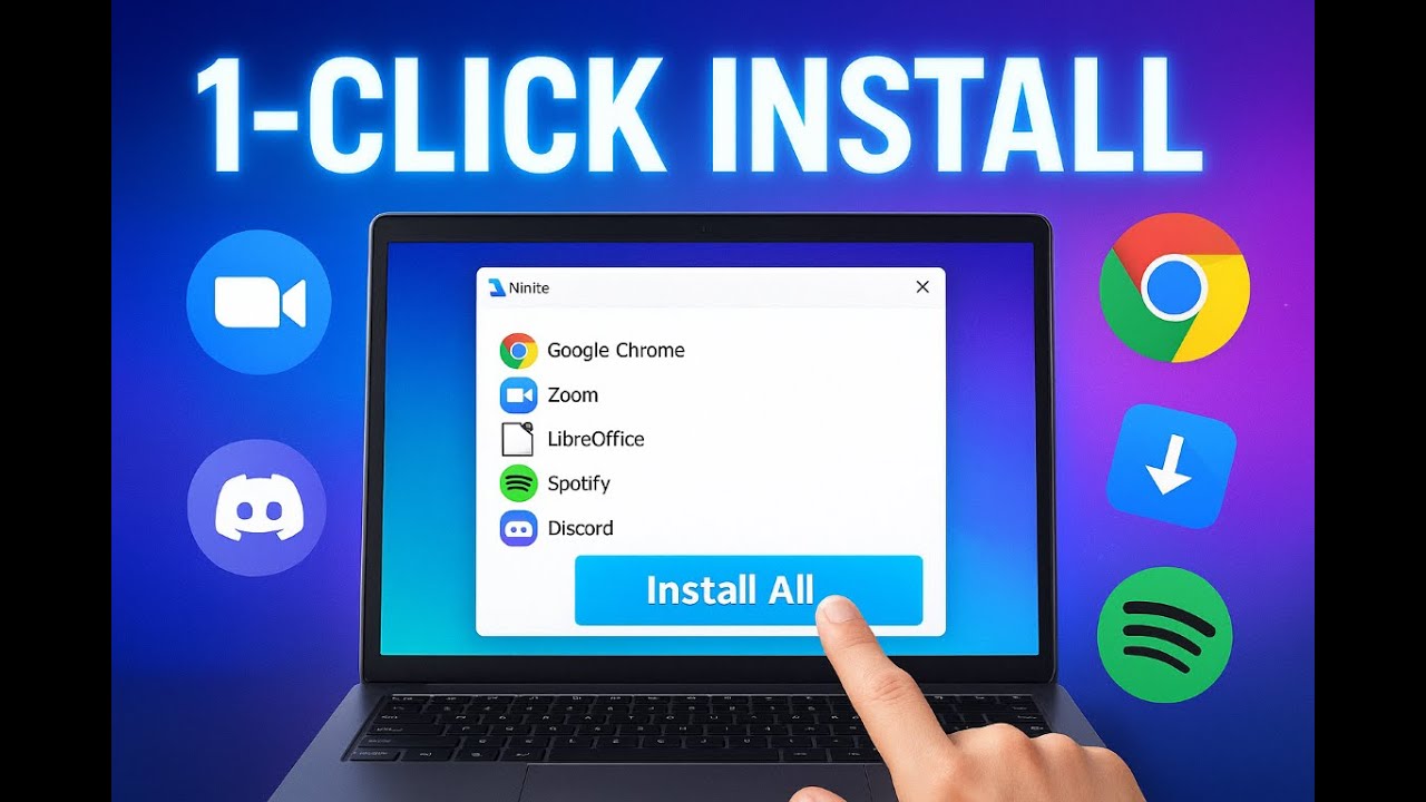 How to install multiple apps on Windows with one click - YouTube