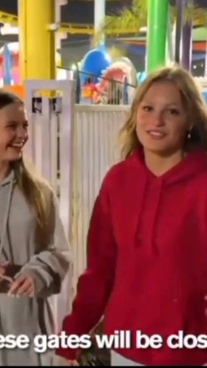 Salish and Payton Hid from security OVERNIGHT in an Amusement Park - YouTube