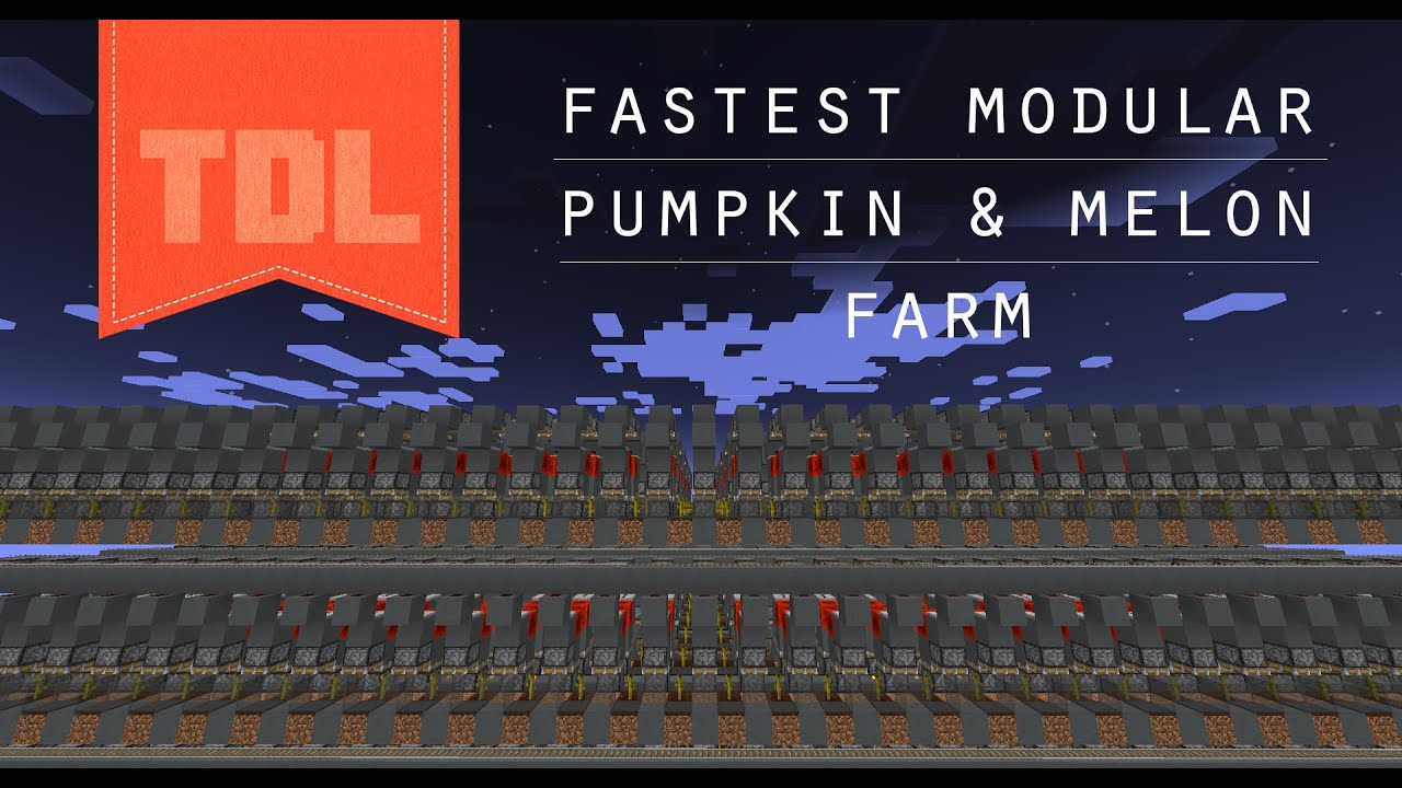 Supercharged Pumpkin / Melon Farm | Individually Budded | Modular - YouTube