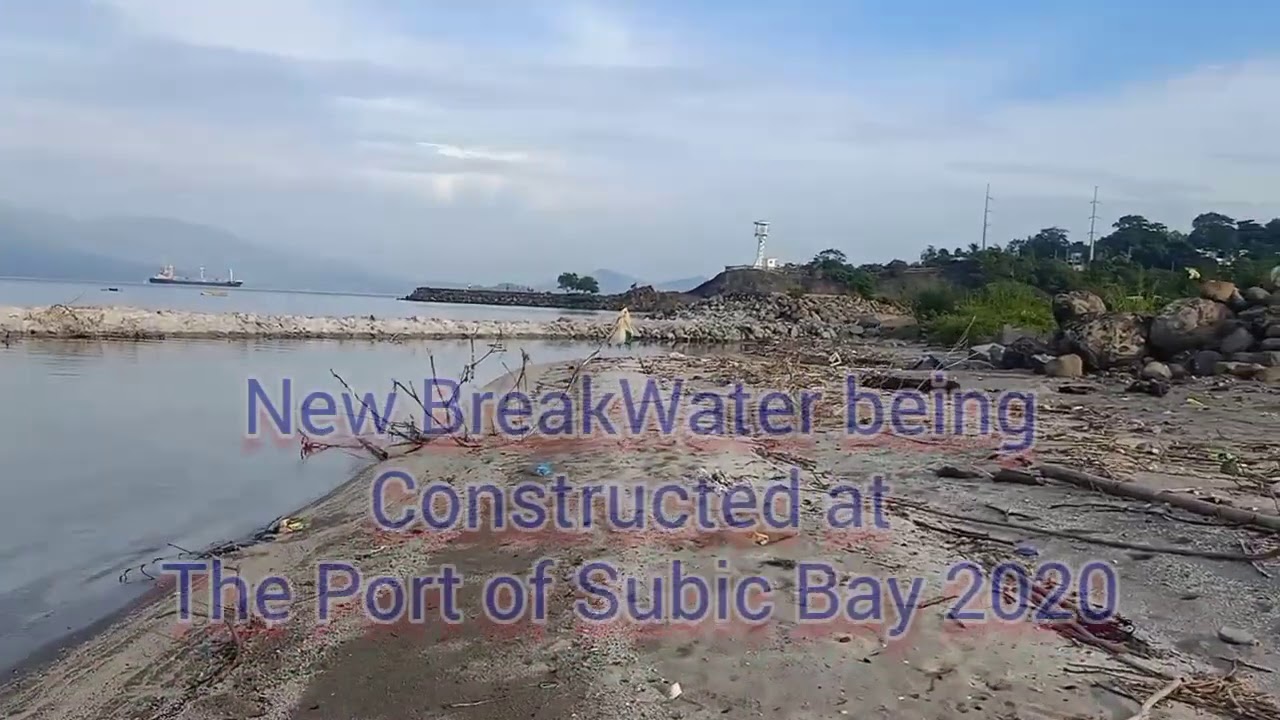 Break Water Constructed at the Port of Subic Bay ll How beautiful is it ...