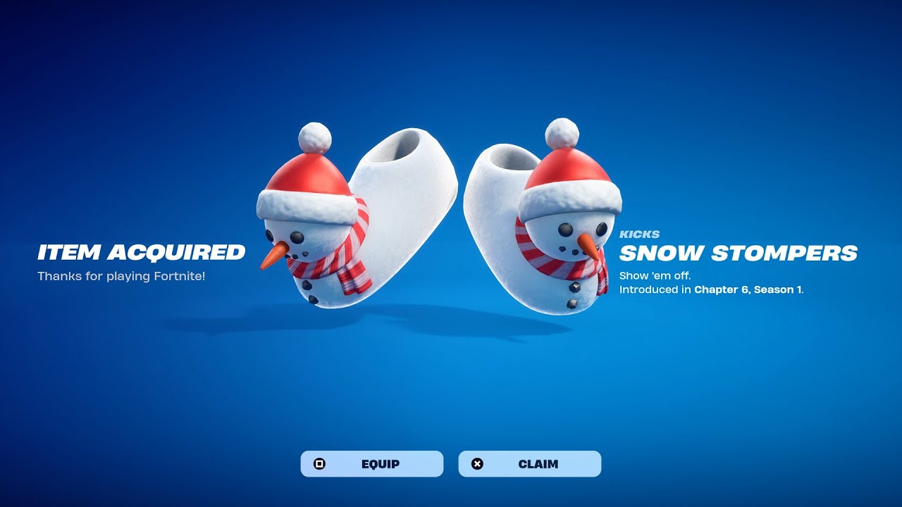 How to Get Snow Stompers Kicks NOW FREE In Fortnite! - YouTube