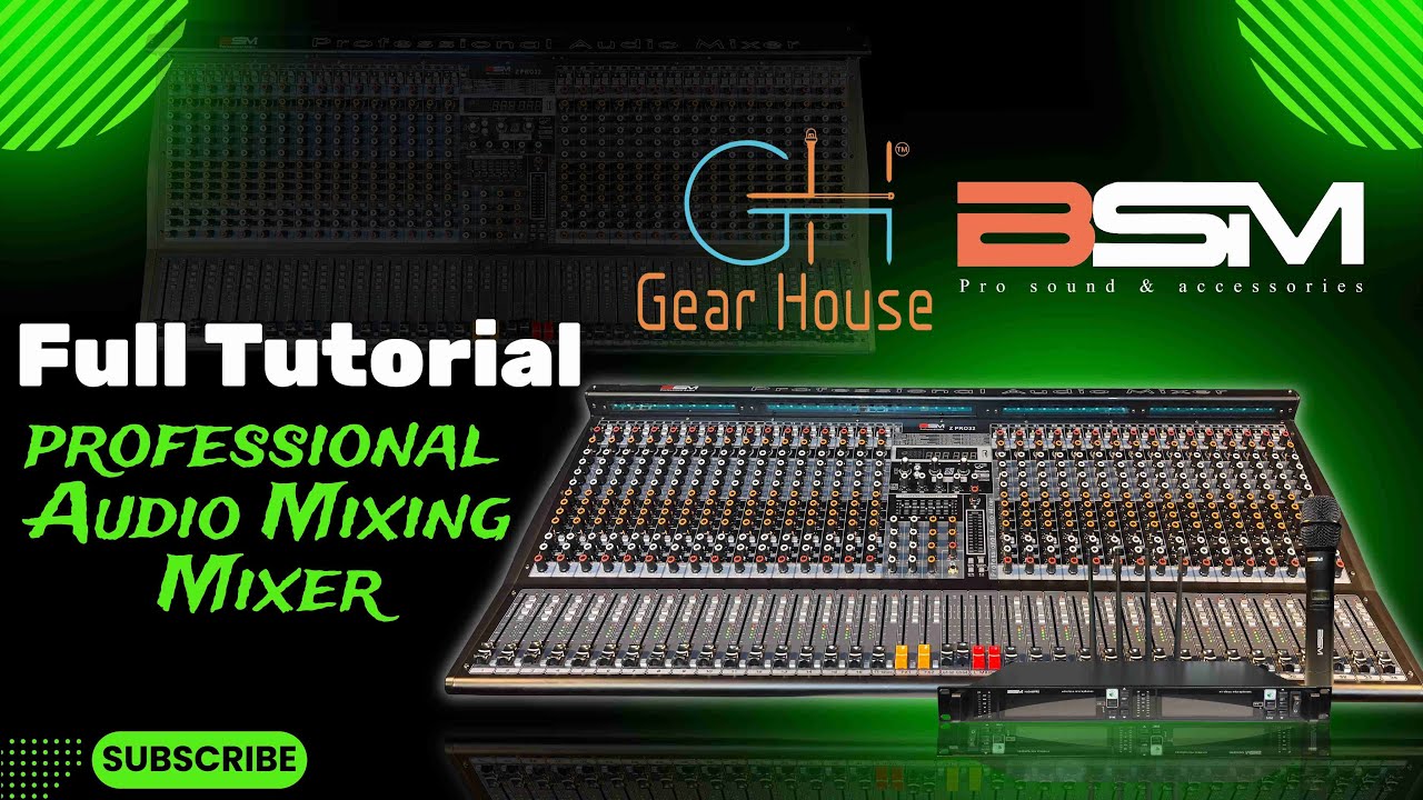BSM Professional Live Audio Mixer Z Pro 32 II BSM ऑडियो मिक्सर Z प्रो ...