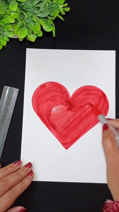 How To Easily Draw Perfect Heart ️ - YouTube