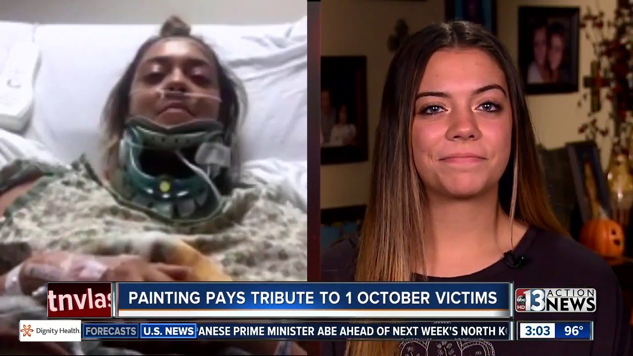 VGK painting pays tribute to 1 October victims - YouTube