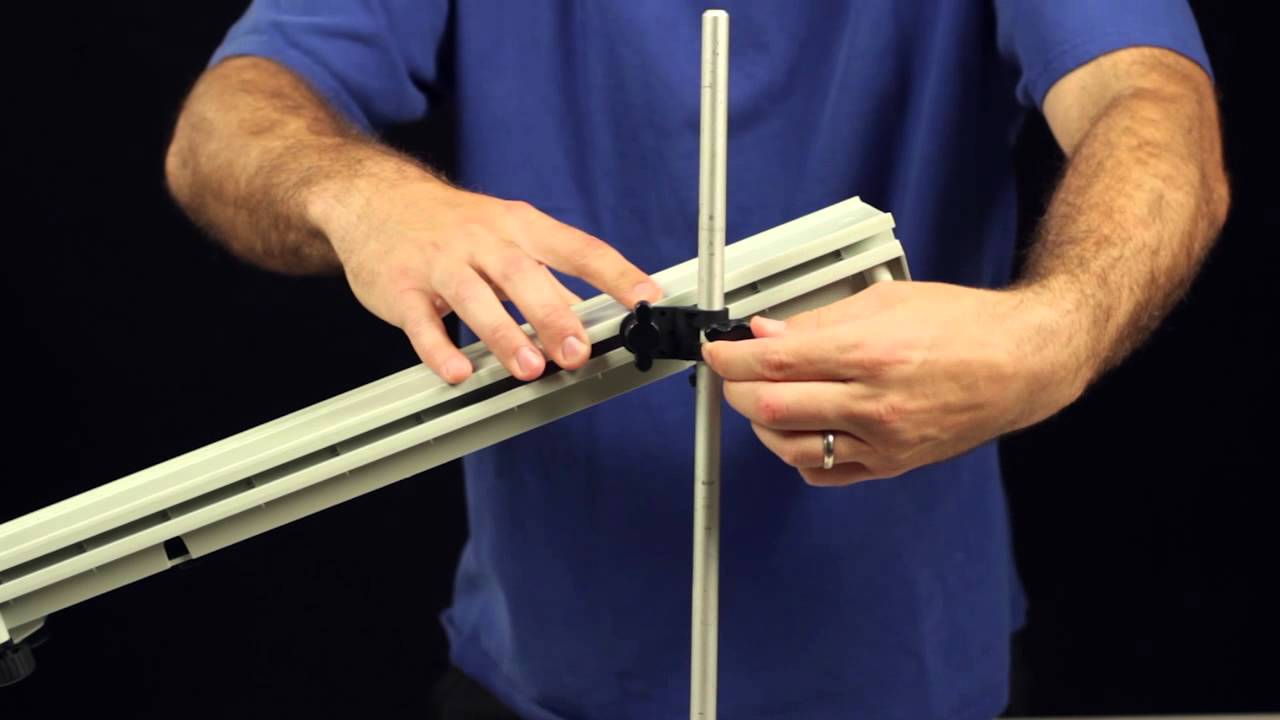 PASCO Track Rod Clamp - YouTube