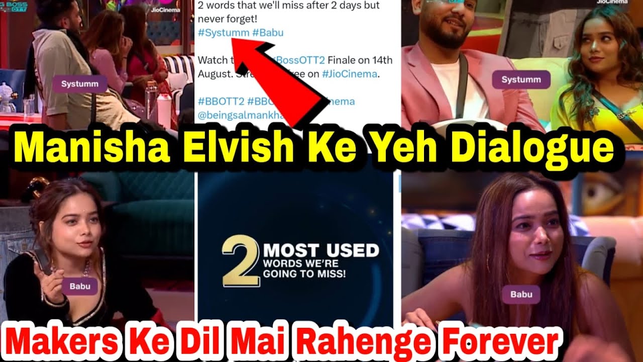 Manisha Rani और Elvish Yadav के यह Dialogue Makers के दिल मै रह जायेंगे ...